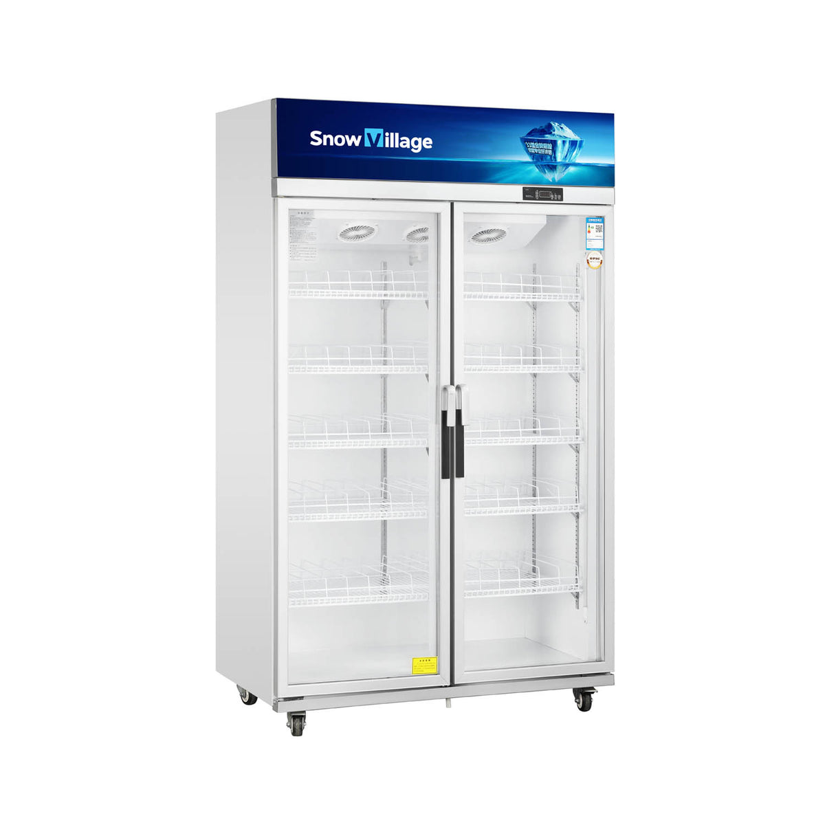 Upright Glass Door Showcase LC Standard Ventilated Cooling Refrigerato ...