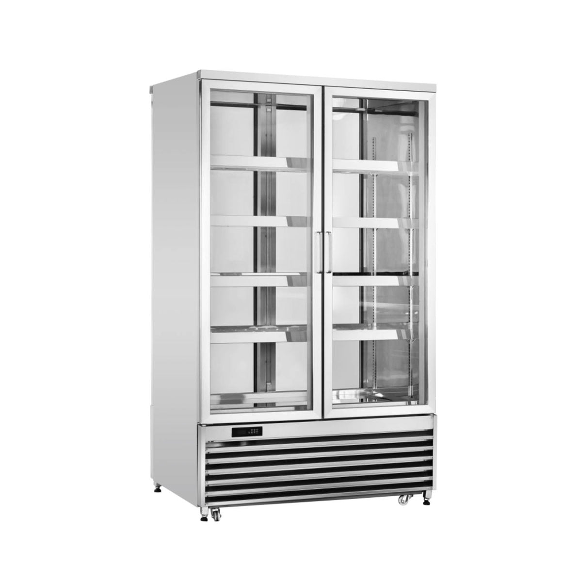 Upright Glass Door Showcase LC Dual Access Ventilated/Static Cooling R ...